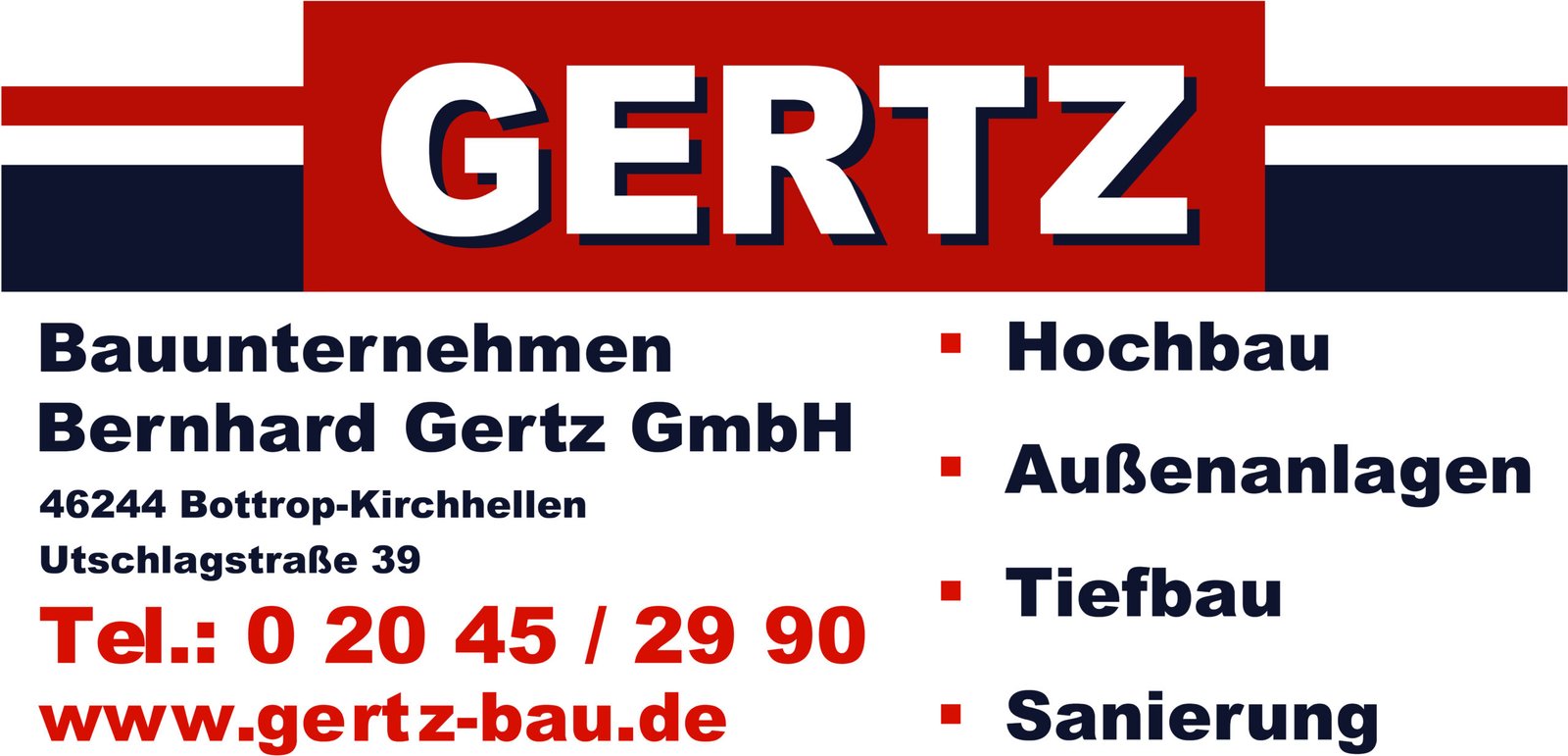 Unsere umfassenden Bauleistungen im nördlichen und westlichen ...